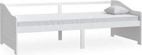 3místná válenda bílá masivní borovice 90 x 200 cm 322165