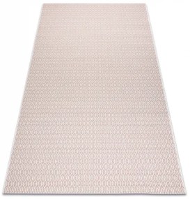 koberec FLAT 48603/526 Kroužky   KRÉM růžový velikost 160x230 cm | krásné koberce cz