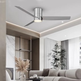 Immax NEO LITE FRESH Smart LED stropní svítidlo s ventilátorem 18W/40W Tuya WiFi stříbrné