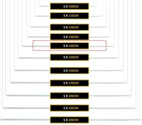 Erga Erga, stropní věšák na sušení prádla 5x140 cm, bílé, ERG-SEP-10SUSSUF5PP14