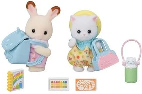 Set figurek a příslušenství sylvanian families předškoláci baby duo