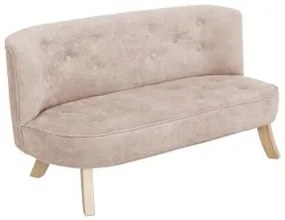 Somebunny Dětská sedačka špinavě růžová - Bílá, 17 cm