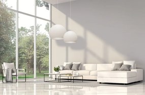 Doxis Globe 500 Textured, závěsné designové led svítidlo Barva: Bílá/zlatá matná, Chromatičnost: 2700K