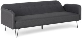 BIZZOTTO Rozkládací pohovka BRIDJET 200 cm černá 0735213