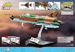 COBI 5919 Armed Forces MiG-21 / Stavebnice / 396 kostek / 1:48 / od 8
