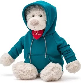 OLYMPTOY Medvěd Spencer modrá mikina / 35 cm / od 0 měsíců