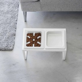 Keramický set misek s podstavcem pro domácího mazlíčka Nooks – YAMAZAKI
