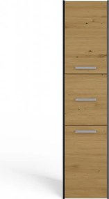 Koupelnový sloupek S43 antracit/dub artisan