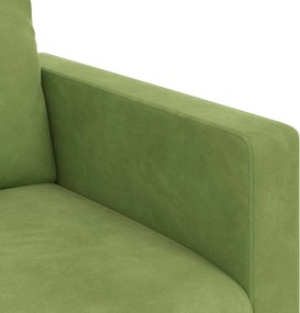 Set pohovek 2 ks Světlá zelená samet 3407598
