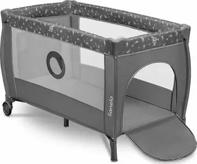 LIONELO Postýlka cestovní Stefi Plus Grey White / od narození