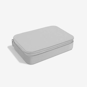 Cestovní šperkovnice na hodinky, šperky a brýle Stackers Pebble Grey Jewellery & Accessories Box | šedá 74559