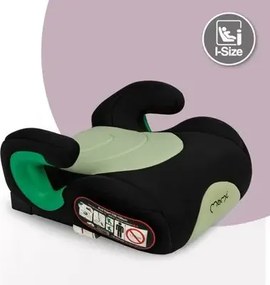 MoMi VENKO Isofix i-Size zelený / Podsedák / od 135 do 150 cm / do 36