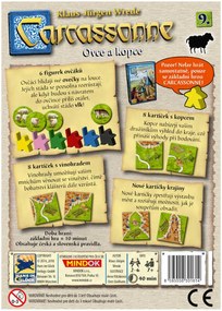 MINDOK HRA Carcassonne 9. rozšíření  Ovce a kopce  *SPOLEČENSKÉ HRY* mn161