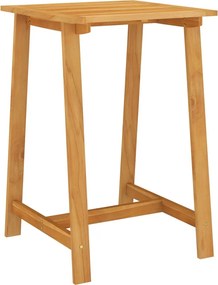 Zahradní barový stůl 70 x 70 x 104 cm masivní akáciové dřevo 312408