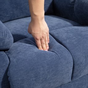 HOMCOM Relaxační křeslo s masážní funkcí, elektrické TV křeslo s vyhříváním, polohovací funkcí, otočné masážní křeslo s pružinovým systémem | Aosom