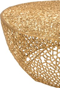 Coffee stolek Koral gold - 114*112*30cm