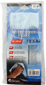 COMPASS Mycí utěrka na sklo MICROFIBER 40 x 40 cm