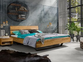 Massivo Dubová postel Wigo Style 160x200 cm, dub, masiv