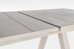 BIZZOTTO Rozkládací zahradní stůl KRION 205-265x103 cm světlý