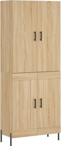 Skříň highboard dub sonoma 69,5 x 34 x 180 cm kompozitní dřevo 3195798