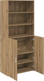 Vysoký bufet Artisanový dub 80 x 42,5 x 185 cm Kompozitní dřevo 3402633