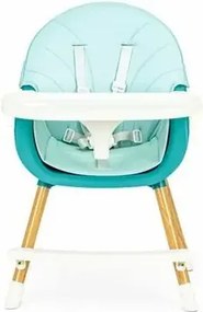 ECOTOYS Jídelní židlička 2v1 Modrá / od 6 měsíců
