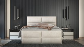 SFAB Kontinentální čalouněná postel PIZA (160x200 cm) Barva látky: Růžová (Element 10)