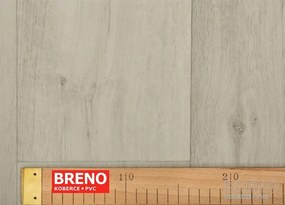 Breno PVC SILVERTEX Silk Oak 119L – světlý studený odstín dřeva, šíře 200 cm