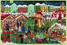 Ravensburger Dřevěné puzzle Kouzlo Vánoc / 500 dílků / od 14 let