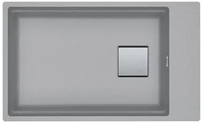 Franke Kubus 2 - Fragranitový dřez KNG 110-62, 760x460 mm, šedý kámen 125.0512.518