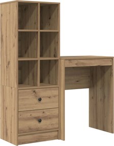Stůl Artisanový dub 105,5 x 34 x 127 cm 2 ks 3337304