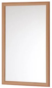 Zrcadlo v rámu, 40 × 60 cm, přírodní dřevo