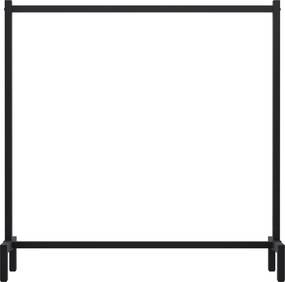 Stojan na oblečení Melva 120x38x120 – černá
