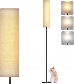 Klasická Podlahová Stojací Lampa 3 Režimy 175 CM E27 12W