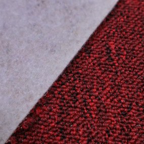 Spoltex, Metrážový koberec Balance 35 červený, na míru, šíře 4m, červená, filc, chodba / předsíň