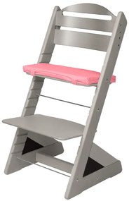 Jitro Dětská rostoucí židle Plus Šedá Dub klín + hnědý