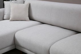 Designová sedačka Haylia 287 cm béžová - levá