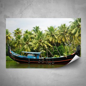 Plakát - Rybářská loď (60x40 cm) - PopyDesign