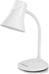 Esperanza ELD111W Polaris bílá / Stolní lampa / patice E27 / 12W
