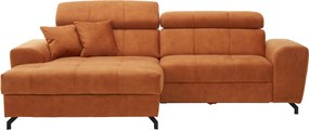 XXXLutz ROHOVÁ SEDAČKA, textil, oranžová Carryhome - Sedací soupravy - 000812004401