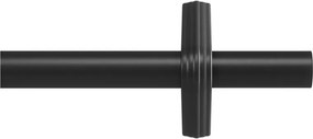 Matně černá ocelová roztažitelná garnýž 107 - 305 cm Trinity – Umbra