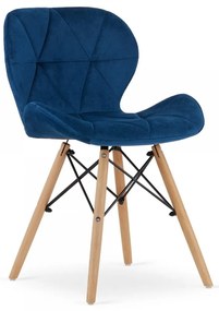 Supplies LAGO Skandinávská Jídelní židle - modrá