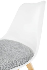 Židle Rangements, bílá / světle šedá