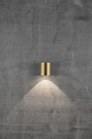NOR 49701035 Venkovní nástěnné svítidlo Canto 2 2x6W LED mosaz čirá - NORDLUX