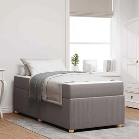 Rám postele Taupe 100 x 200 cm textil 3398357