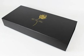Černý otevírací flower box 50cm