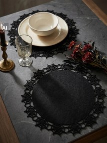 Sinsay - Prostírání na stůl s halloweenským motivem 2 ks - černá