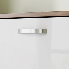 HOMCOM Úzký a úsporný obuvník na 5 pater pro maximálně 30 párů se 2 policemi na úroveň, MDF obuvník, 60x28x189 cm, bílá a hnědá