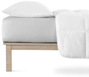 Světle šedé napínací prostěradlo jersey 90x200 cm Boxspring – Andrea Simone