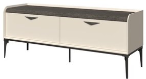 TV komoda SOFFY - TV167-2F/SF - Pepper bílá lak mat